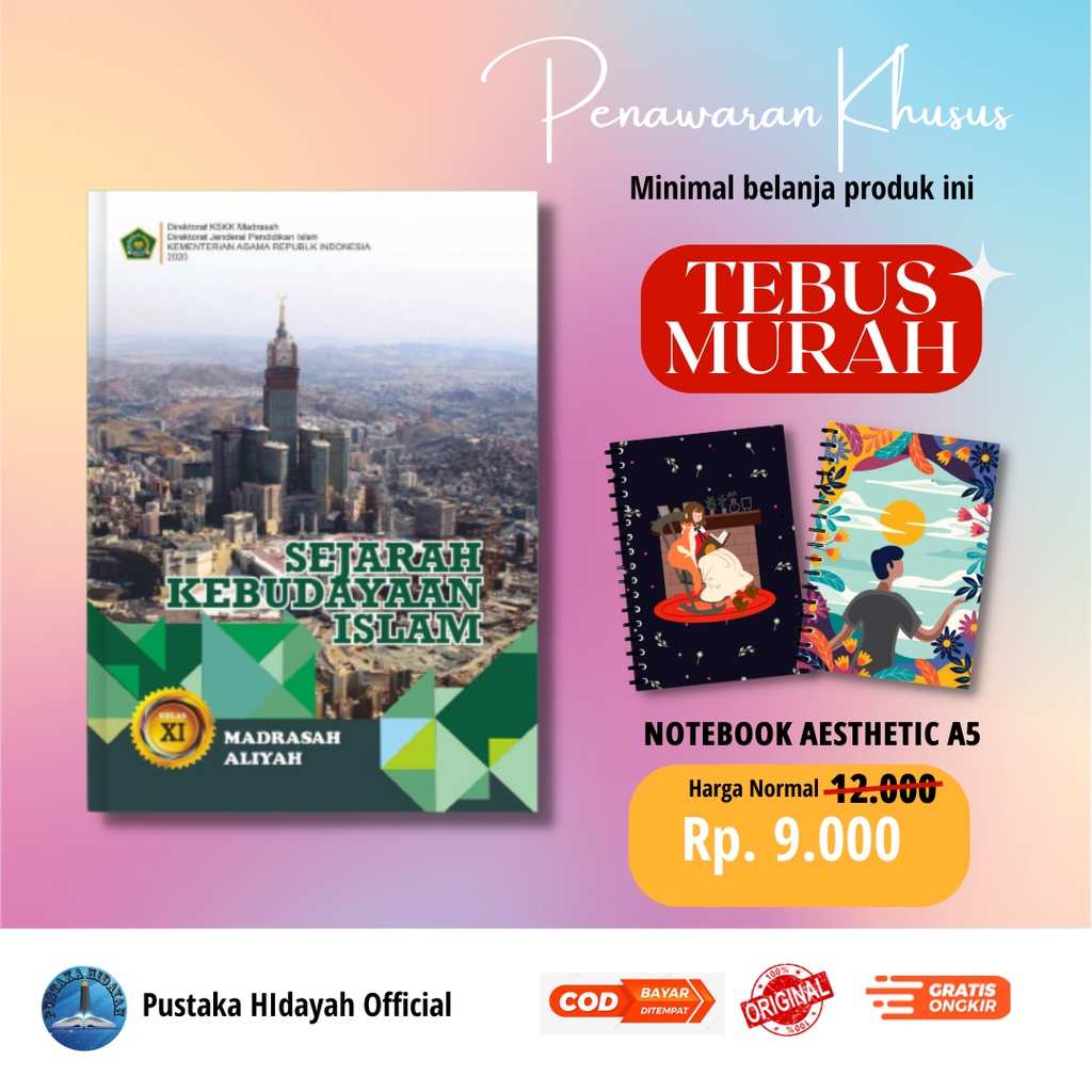 Jual Buku Siswa Sejarah Kebudayaan Islam SKI Kelas 11 Madrasah Aliyah - Kemenag Buku Pendidikan ...