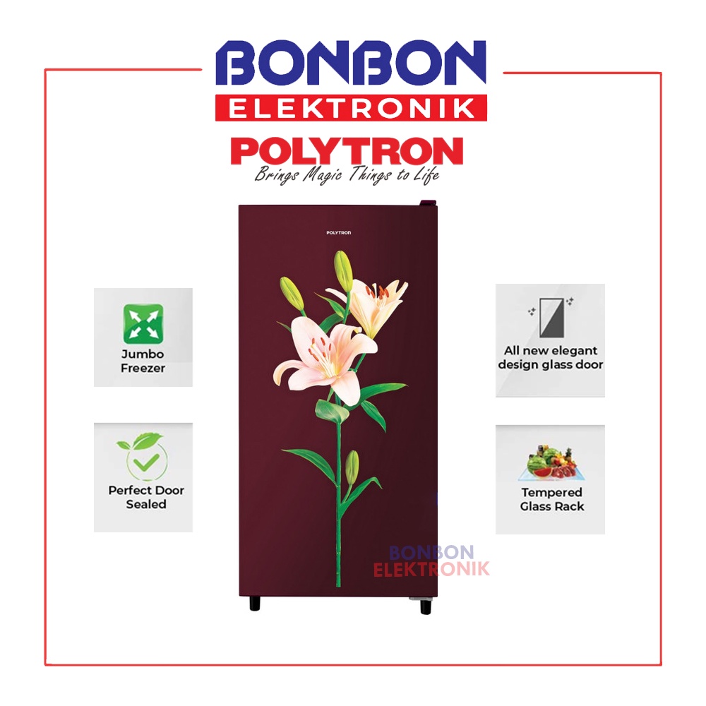 Jual Polytron Kulkas 1 Pintu 170L PRB 177PR / PRB177 / PRB 177 PR ...