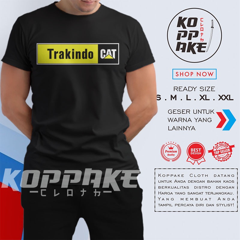 Jual Kaos Trakindo CAT Caterpillar Logo Baju Perusahaan | Shopee Indonesia