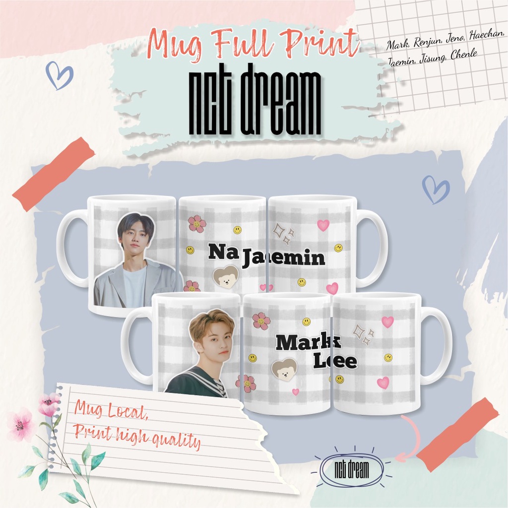 Jual [ NCT DREAM ] GELAS NCT DREAM / MUG DIGITAL PRINTING NCT DREAM ...
