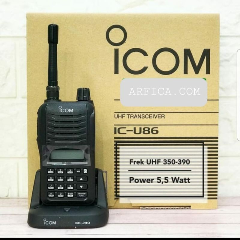 Jual HT ICOM IC-U86 UHF 350-390MHZ GARANSI ICOM U86 LOW 350MHZ | Shopee ...