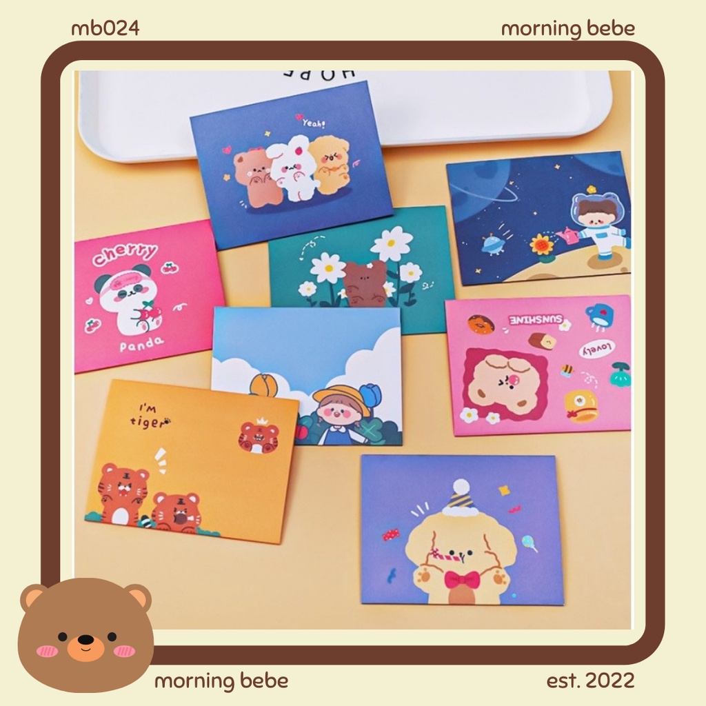 Jual MB024 KARTU UCAPAN LUCU / KARTU UCAPAN GAMBAR LUCU / GREETING ...