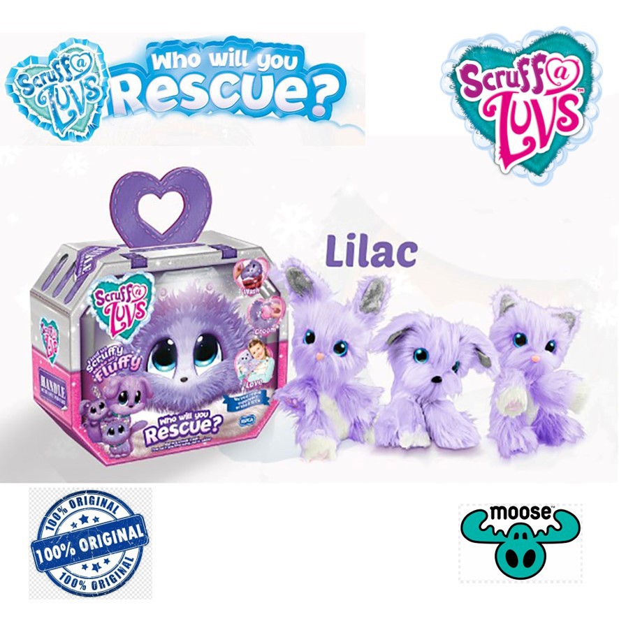 Jual Moose Little Live Pets Scruff a Luvs Friends Lilac Scruffy Fluffy ...