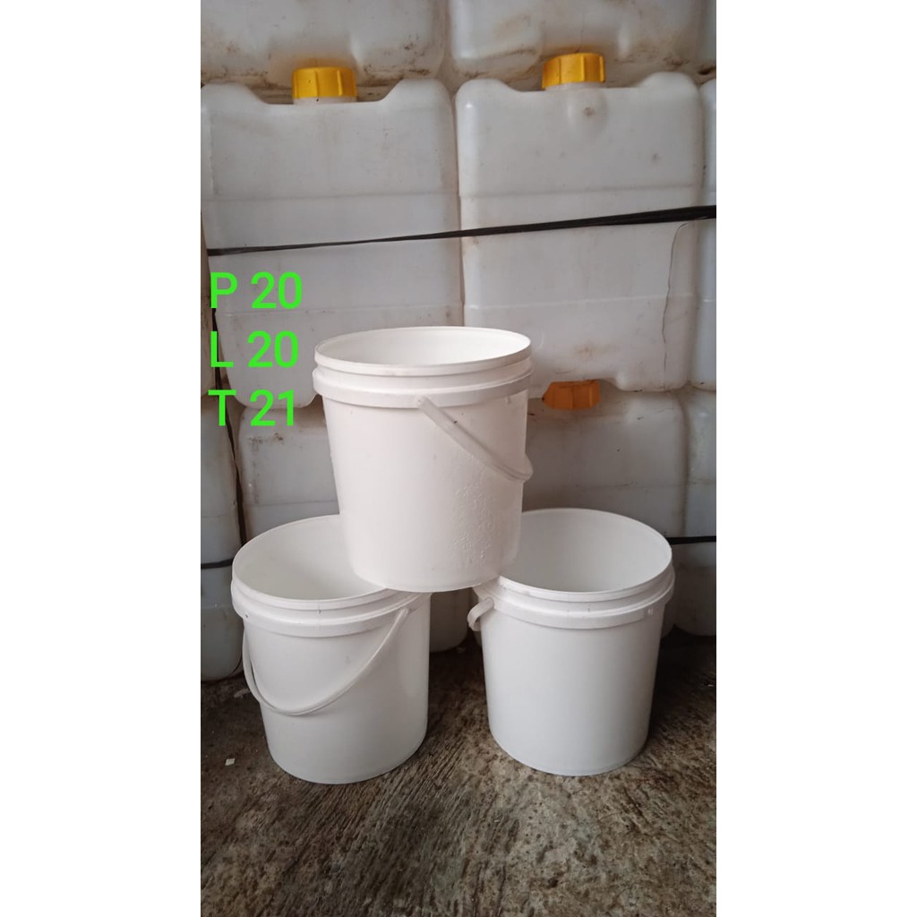 Jual EMBER BEKAS CAT 4L TANPA TUTUP | Shopee Indonesia