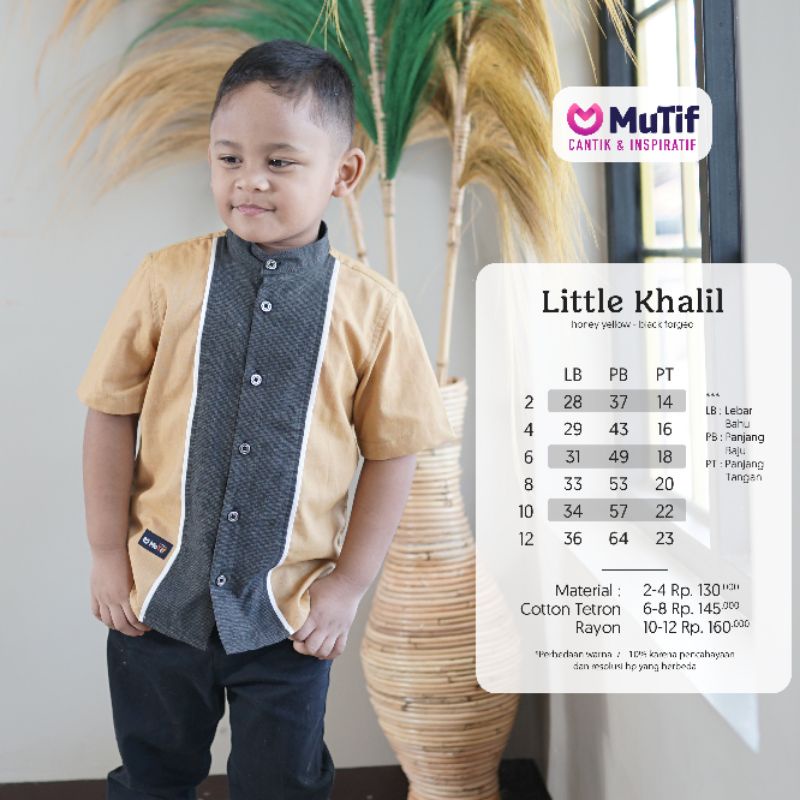 Jual LITTLE KHALIL - HONEY YELLOW | Shopee Indonesia