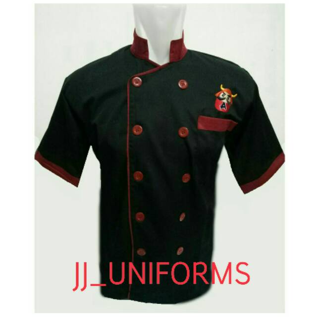 Jual Baju chef 004 - Kemeja Koki - Seragam Chef- Baju Waiters- Kimono ...