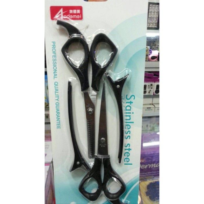 Jual OT972 Alat Gunting Salon Shaggy Hair Cutter Mini Set Penjepit ...