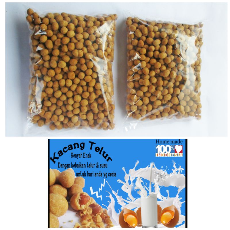 Jual KACANG TELUR PREMIUM MANIS RENYAH 500gr/ RASA SUSU MENTEGA/CEMILAN ...