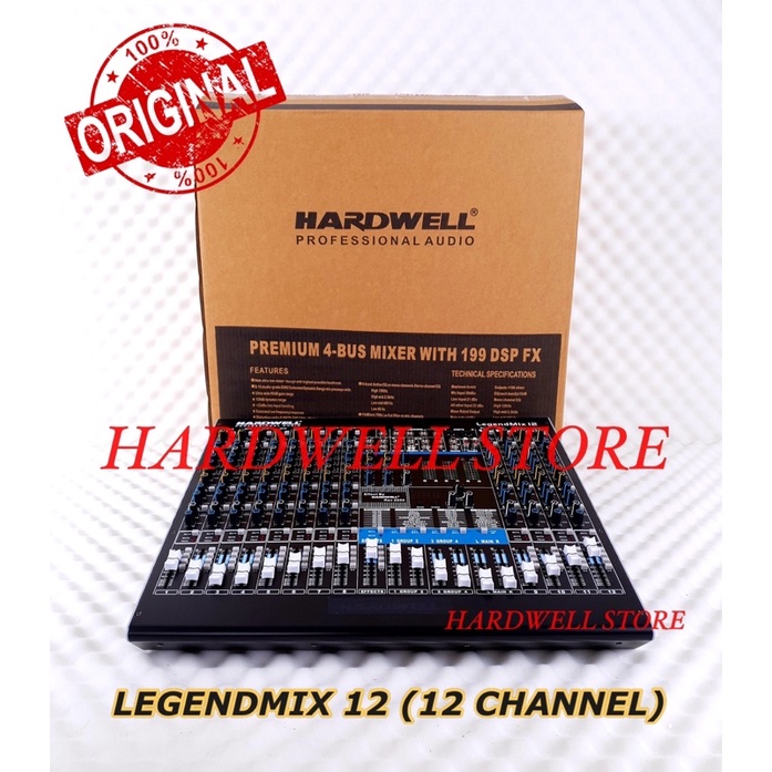 Jual Mixer Audio Hardwell 12 Channel LegendMix 12 Original Kualitas ...