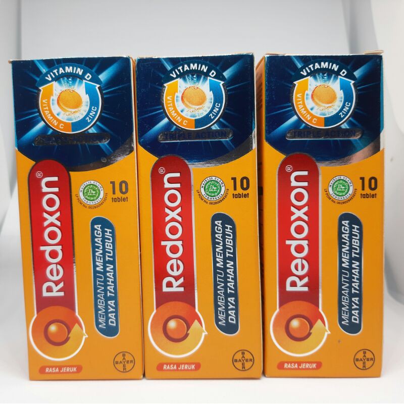 Jual Redoxon Effervescent Vitamin Daya Tahan Tubuh Isi 10 Tablet ...