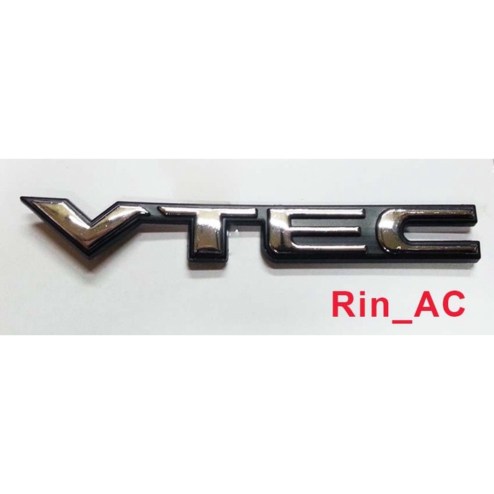 Jual GwR454800 Emblem / Logo "Vtec" Honda Jazz Vtec, City Z, Stream ...