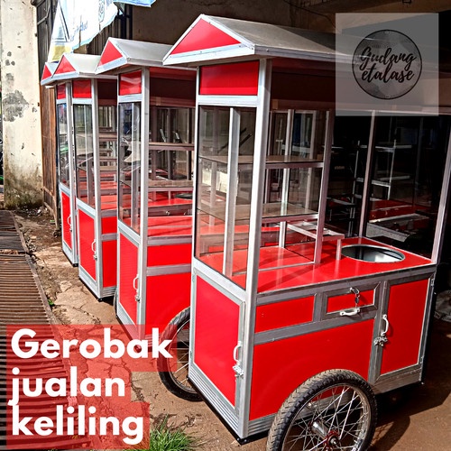 Jual Gerobak/rombong aluminum jualan keliling | Shopee Indonesia
