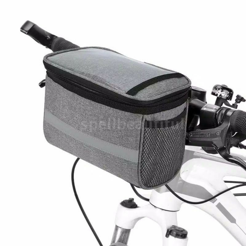 Jual Tas Stang Handlebar Keranjang Sepeda Lipat Touring Waterproof Hp ...