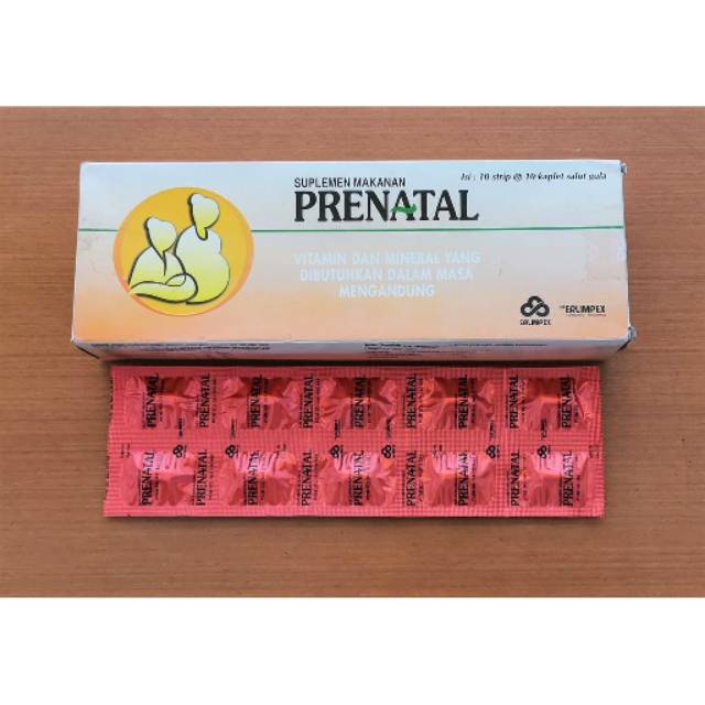 Jual Prenatal Tablet - Suplemen Vitamin & Mineral Untuk Kehamilan ...