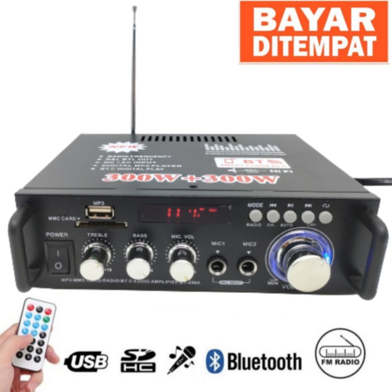 Jual Power Amplifier 600W Audio Amplifier Home Theater Karaoke ...