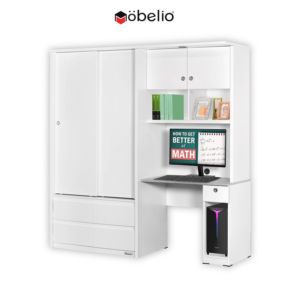 Jual Lemari Pakaian dan Meja Belajar Minimalis | Shopee Indonesia