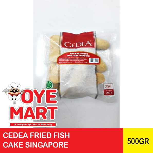 Jual CEDEA FRIED FISH CAKE SINGAPORE 500GR KUE IKAN GORENG | Shopee ...
