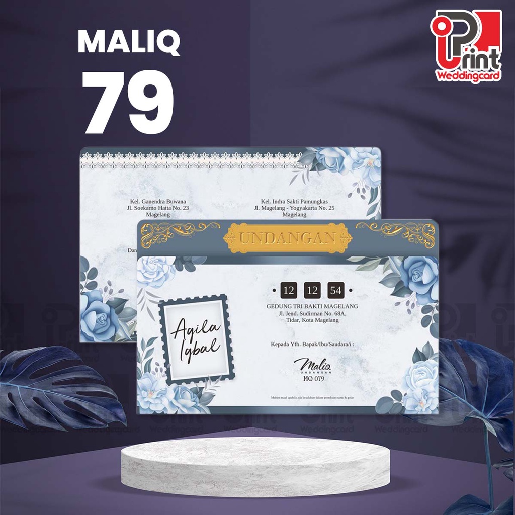 Jual Blangko Undangan Maliq 79 | Blangko Undangan | Undangan Murah ...