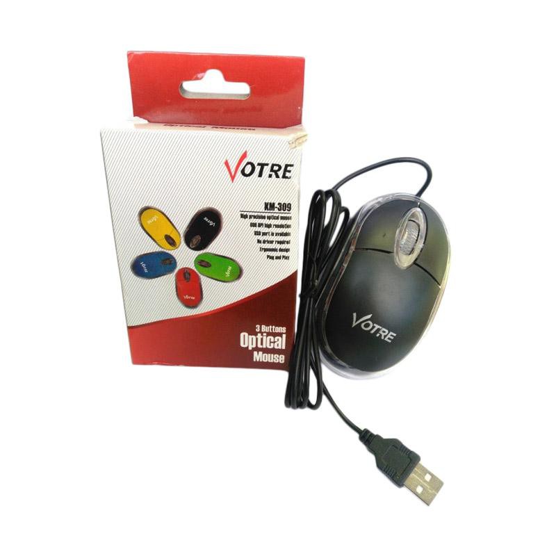 Jual Votre KM-309 KM309 Mouse USB Optic Murah 3 Buttons Optical Warna ...