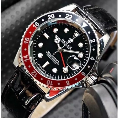 Jual jam tangan Automatic tanpa batrai tanggal aktif tali kulit fashion ...