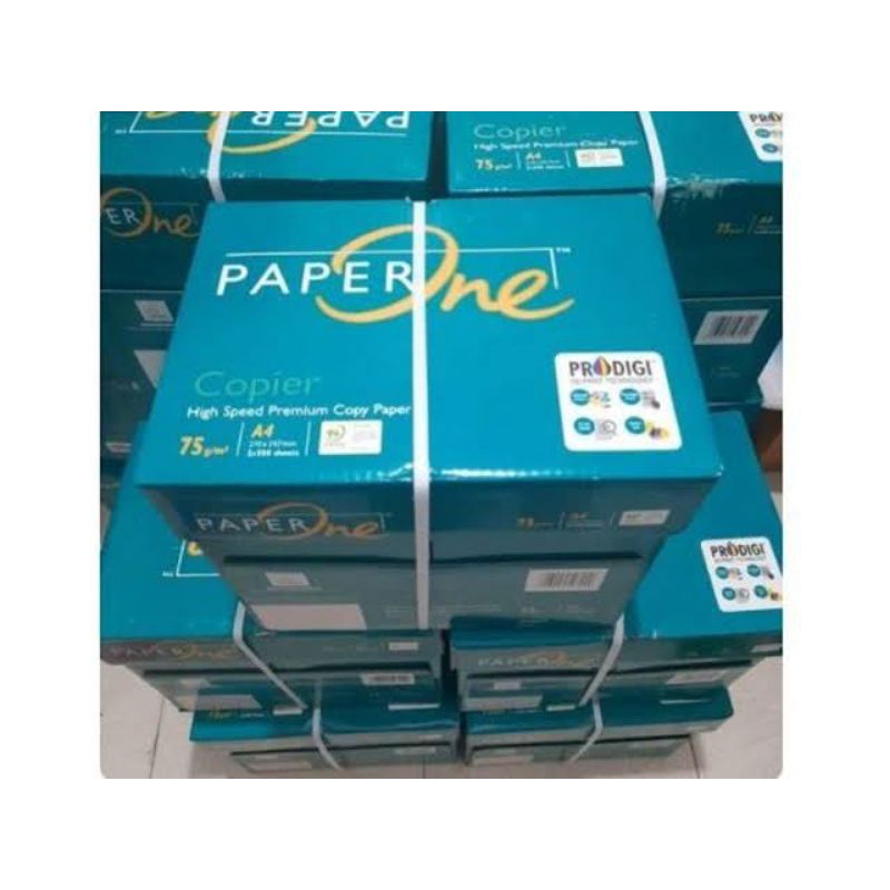 Jual kertas HVS A4 75gr paperone 1 rim | Shopee Indonesia