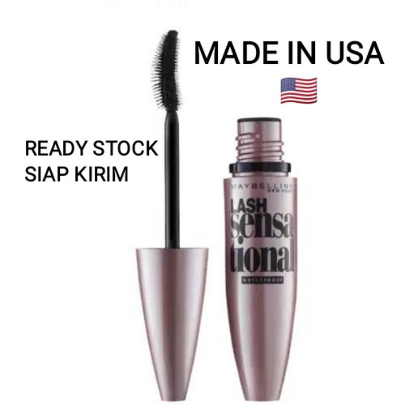 Jual Maybelline Lash Sensational Waterproof Mascara Maskara USA ...