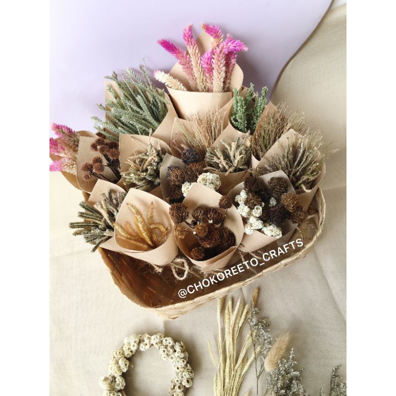 Jual BUNGA KERING - KERTAS SAMSON CONTONG MINI | Shopee Indonesia