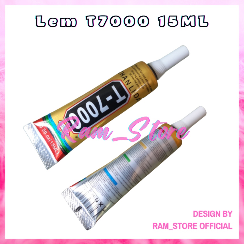Jual Lem T7000 15 ML Lem Touchscreen T7000 15ML Lem Casing Hp Lem Lcd T-7000 Cairan Hitam ...