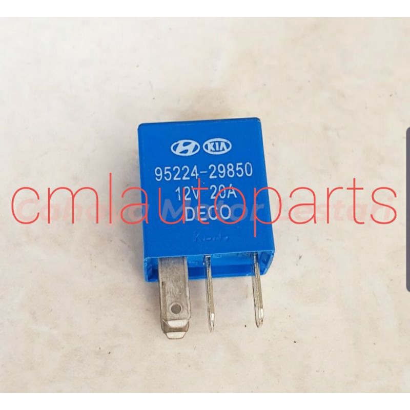 Jual Relay Hyundai Kia Kaki 4 Warna Biru 12Volt 95224-29850 | Shopee ...