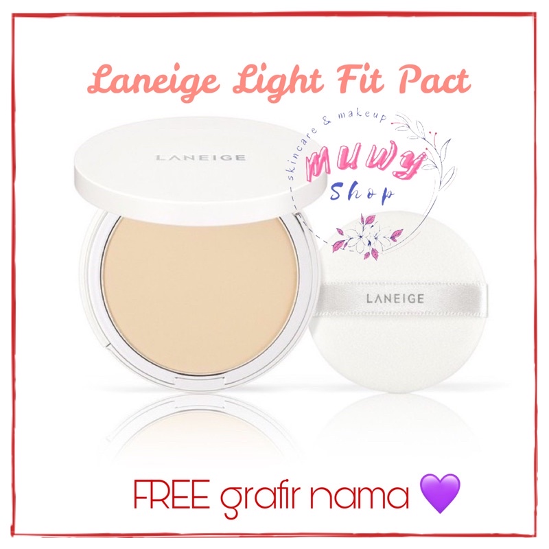 Jual Laneige Light Fit Pact with SPF 50 PA++ | Shopee Indonesia