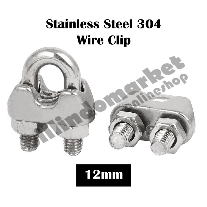 Jual Wire Rope Clip Kuku Macan Klem Sling 12mm Stainless Steel 304 ...