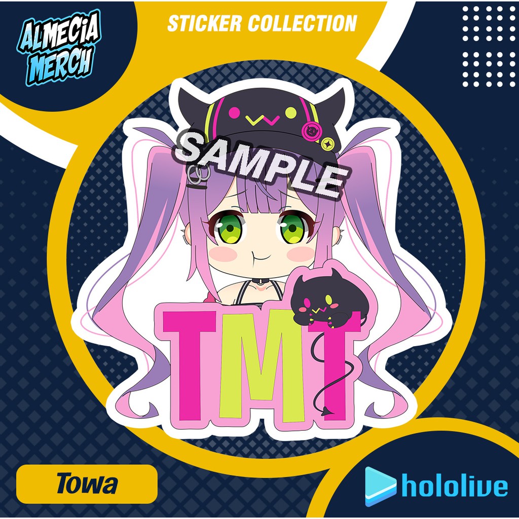 Jual Sticker Tokoyami Towa / Stiker Towa Maji Tenshi / Sticker Hololive ...