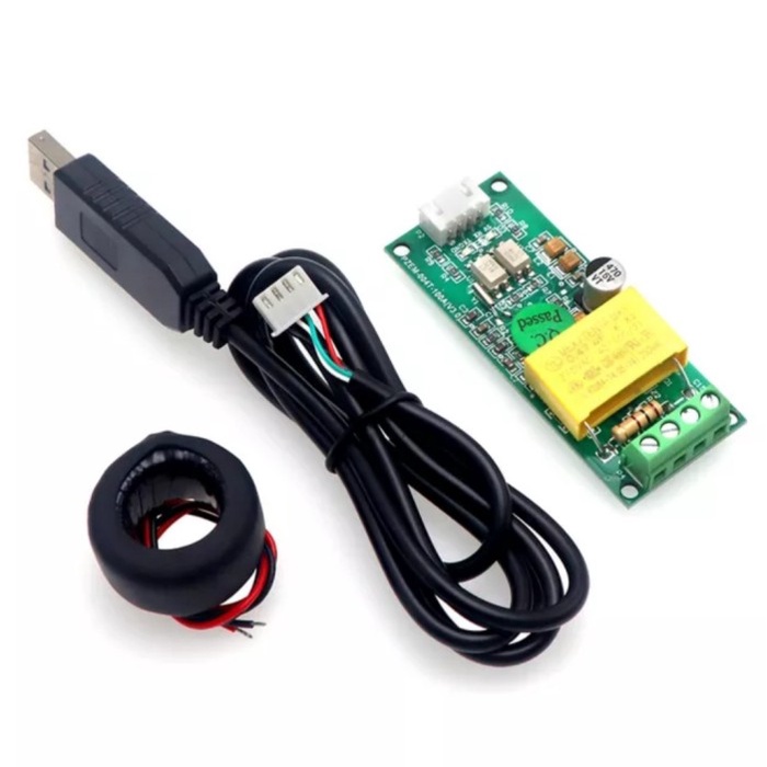 Jual TTL Modbus AC Power Energy Smart Meter Multi Ammeter PZEM-004T ...