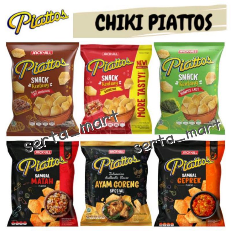 Jual Piattos Snack Kentang 75gr Sapi Panggang / Rumput Laut / Sambal ...
