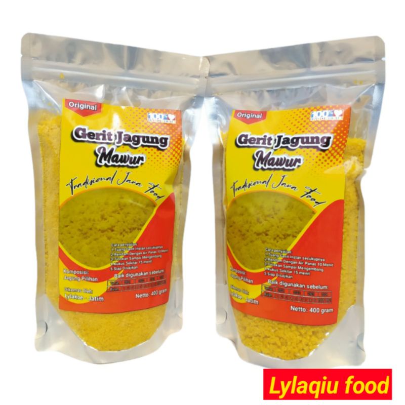 Jual LYLAQIU Gerit Jagung Nasi Jagung Jagung Instan Makanan Tradisional ...
