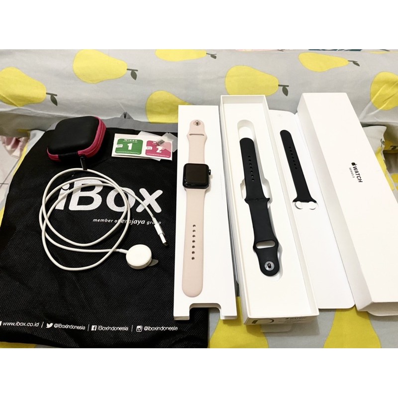 Jual preloved Iwatch series 3 like new Ori ibox | Shopee Indonesia