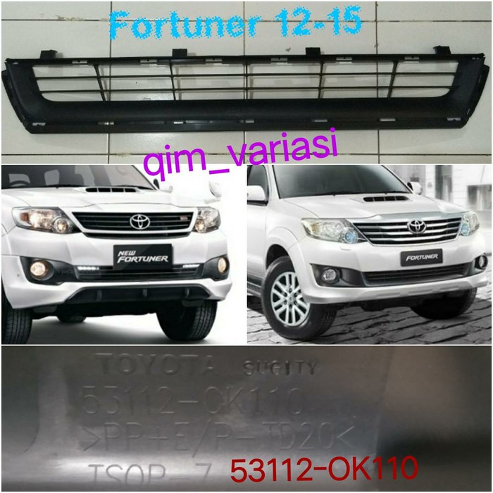Jual Ram Bumper Fortuner 2012 2013 2014 2015 Original Variasi mobil ...