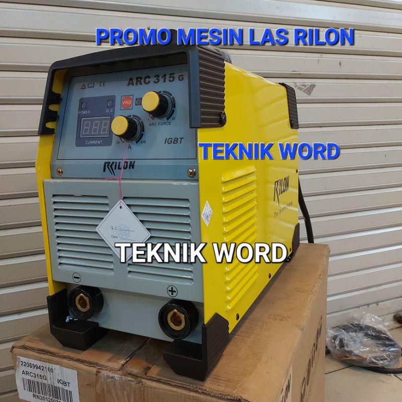 Jual MESIN LAS RILON ARC 315G 3PHASE / INVERTER RILON ARC 315G 3PHASE TRAFO LAS RILON | Shopee ...