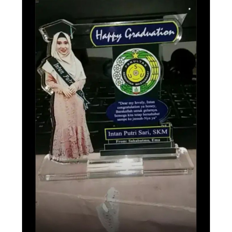 Jual PLAKAT AKRILIK CUSTOM WISUDA EVENT GRADUATION | Shopee Indonesia