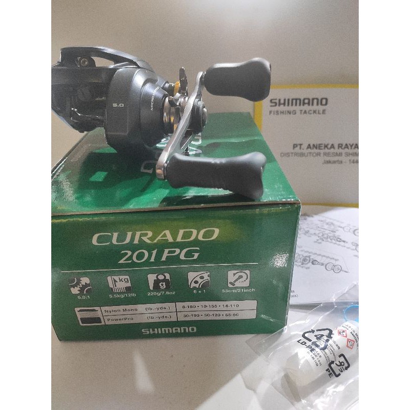 Jual Reel BC Shimano Curado 201PG Resmi Garansi | Shopee Indonesia