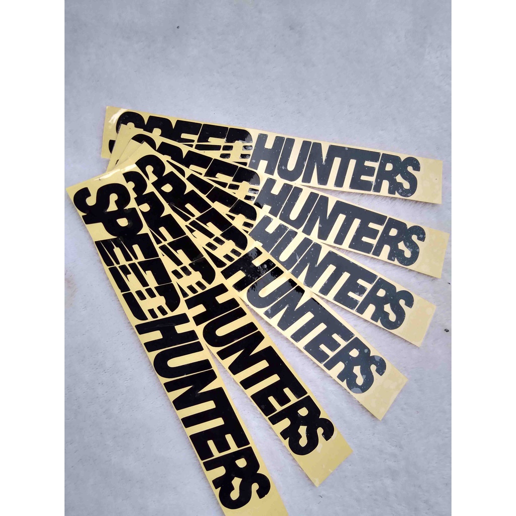 Jual Stiker Cutting Motor racing Speedhunters Kanji Logo Full Warna ...