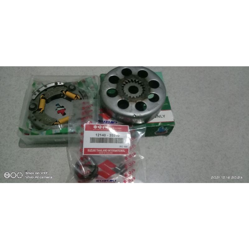 Jual paket kampas ganda Rc assy+mangkok ganda+ bentengan kopling Rc | Shopee Indonesia