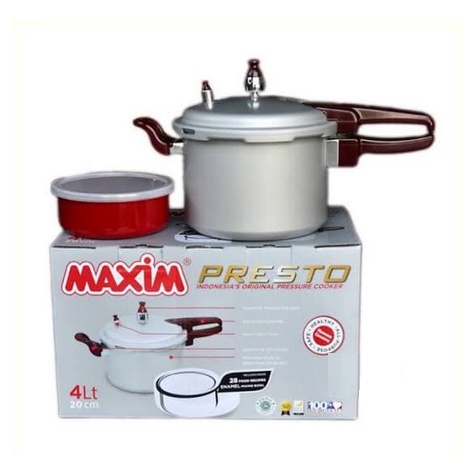 Jual PANCI PRESTO MAXIM 4 LITER PRESSURE COOKER | Shopee Indonesia