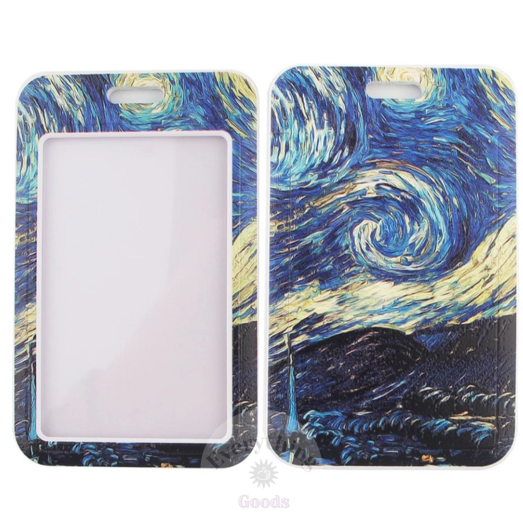 Jual Everything Goods - BH000015 Van Gogh Starry Night Badge Holder ID ...