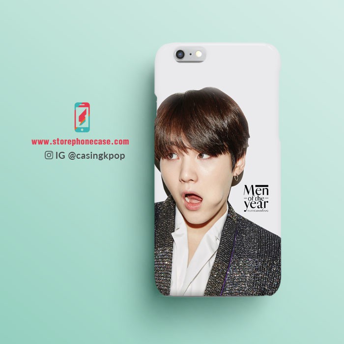 Jual Casing Handphone KPOP Suga (BTS) - GQ Magazine | Shopee Indonesia