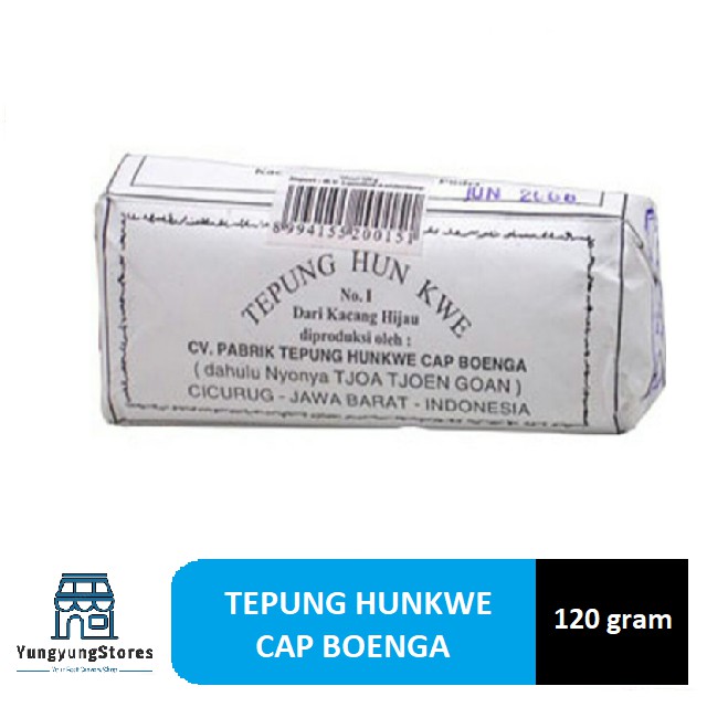 Jual Tepung Hunkwe Cap Boenga / Hun Kwe Bunga 120 gram | Shopee Indonesia