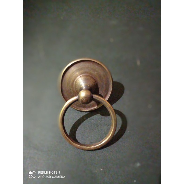 Jual tarikan pintu rumah antik ring kuningan / handle pintu antik ...