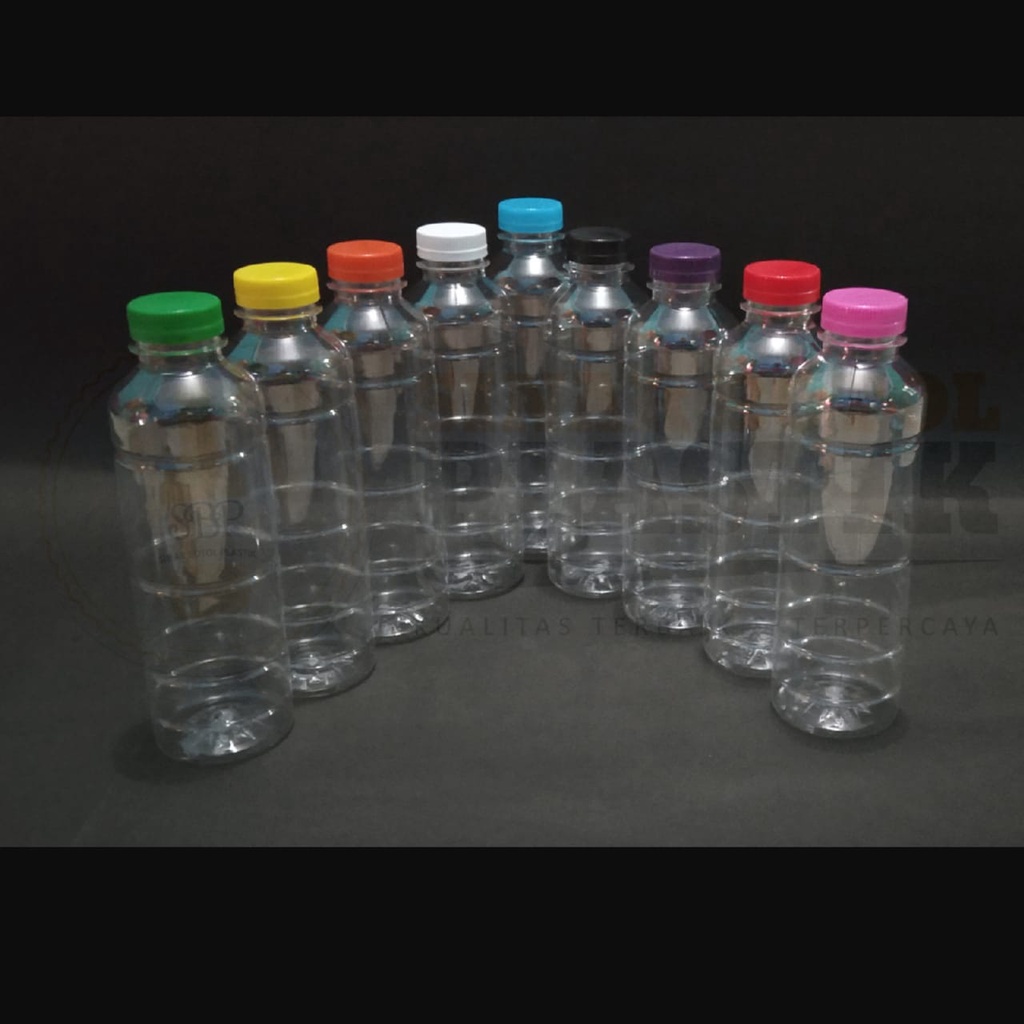 Jual Botol Jus 330 ml - Hitam / Botol Plastik 330 ml / Botol murah ...