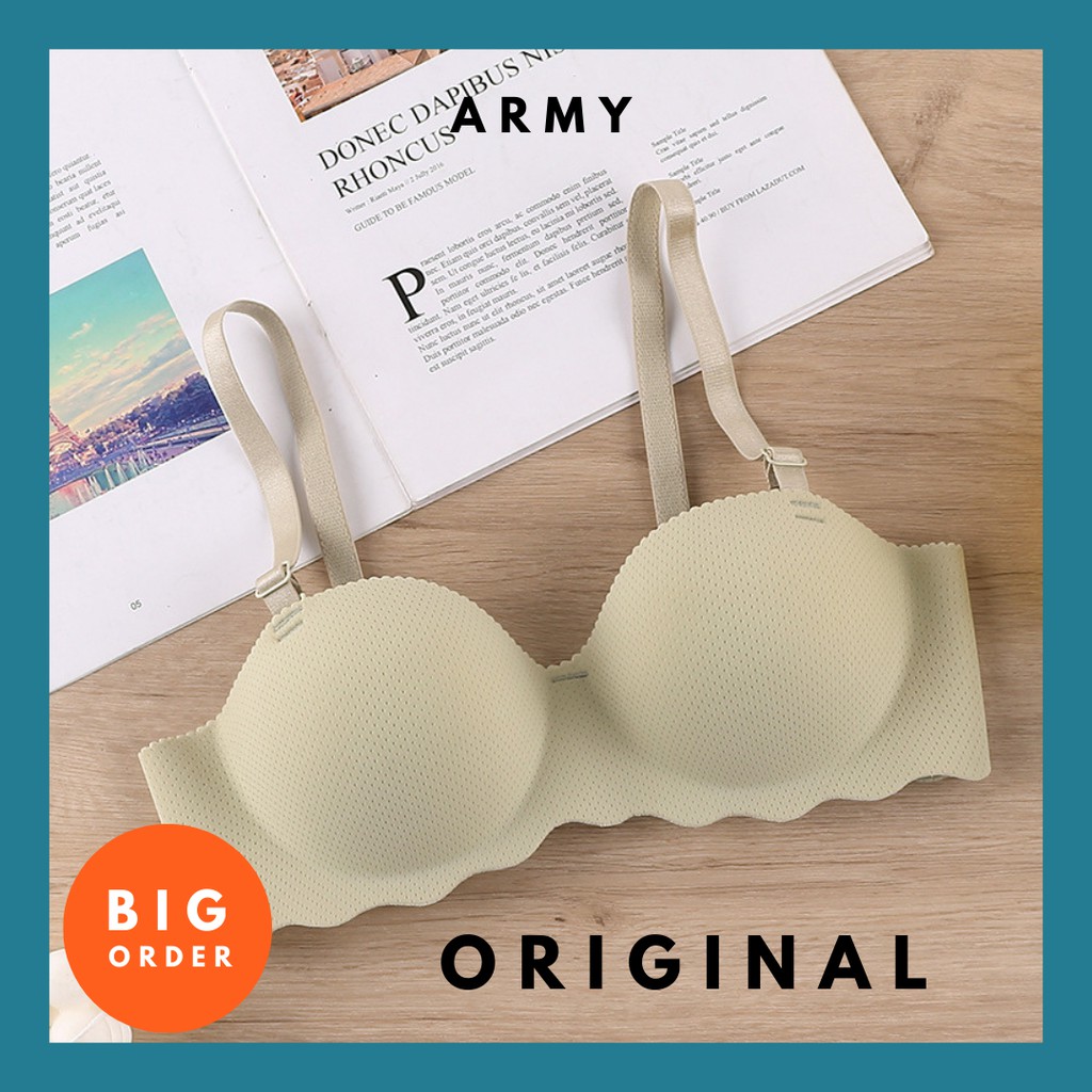 Jual BH BRA WANITA UNDERWEAR CEWEK PUSH UP BRA LUCU BERGELOMBANG BRA ...