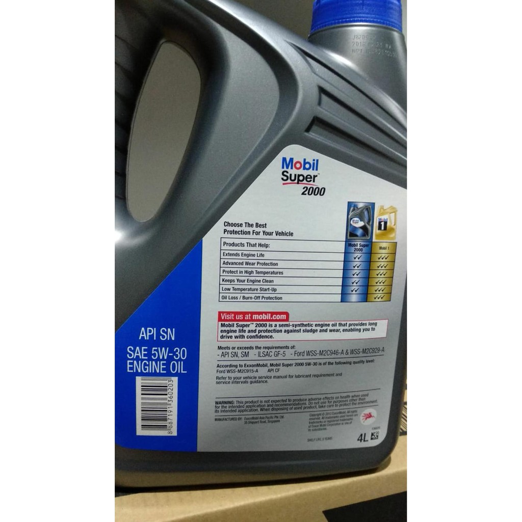Jual Big Promo Oli Mobil Super 2000 Sae 5W- 30 Api Sn Isi 4 Liter ...